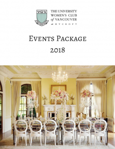 Hycroft Weddings - The University Women's Club of Vancouver